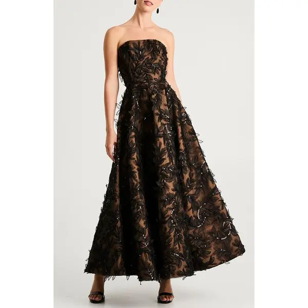 HELSI Celine Sequin Floral Gown
