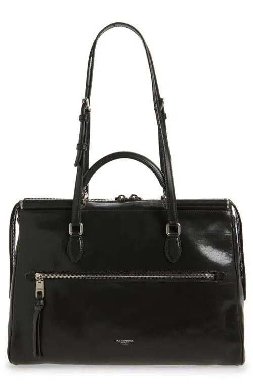 Dolce & Gabbana Large Leather Satchel