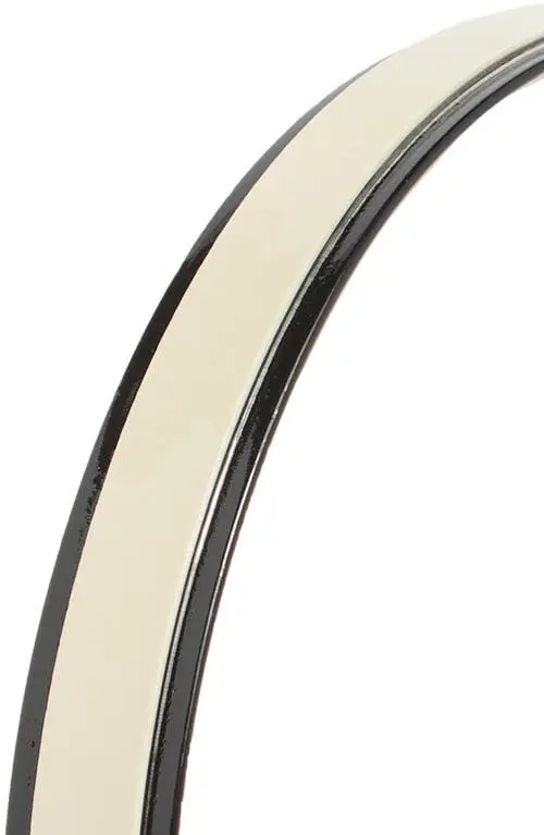 L. Erickson Natasha Headband - Ivory/black