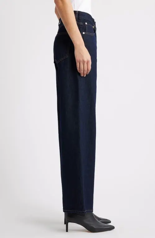 MAVI Sandy Low-rise Wide-leg Jeans - Rinse Classic Denim
