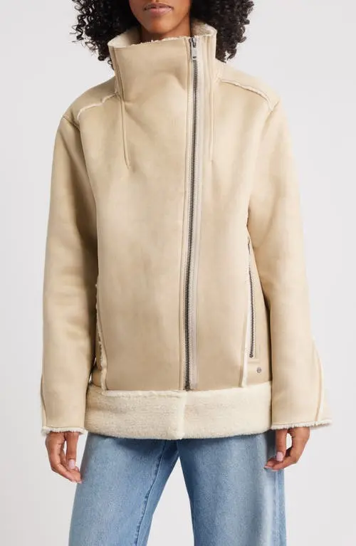UGG Avelie Luxefluff Faux Shearling Jacket