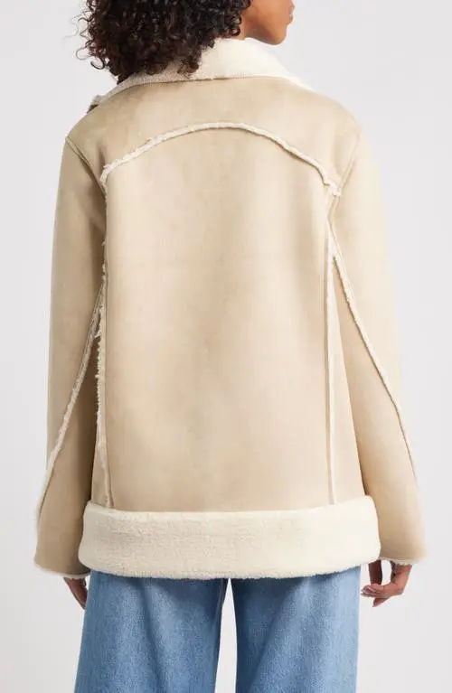 UGG Avelie Luxefluff Faux Shearling Jacket