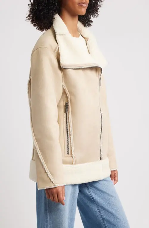 UGG Avelie Luxefluff Faux Shearling Jacket