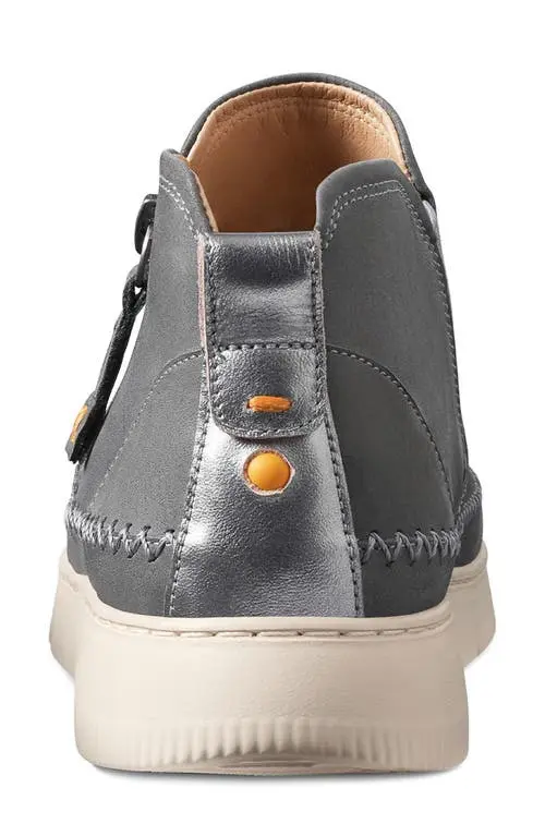 Samuel Hubbard Featherlight Laguna Zip Up Sneaker - Gray Nubuck