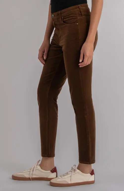 velvet cigarette trousers Women's Cuffed Pants TW130CH velvet cigarette pants Custom Fit