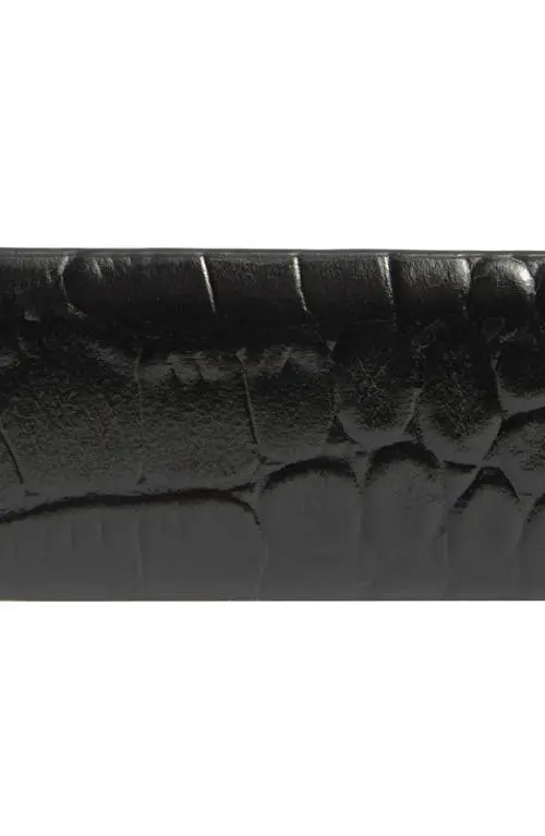 Treasure & Bond Croc Embossed Leather Belt