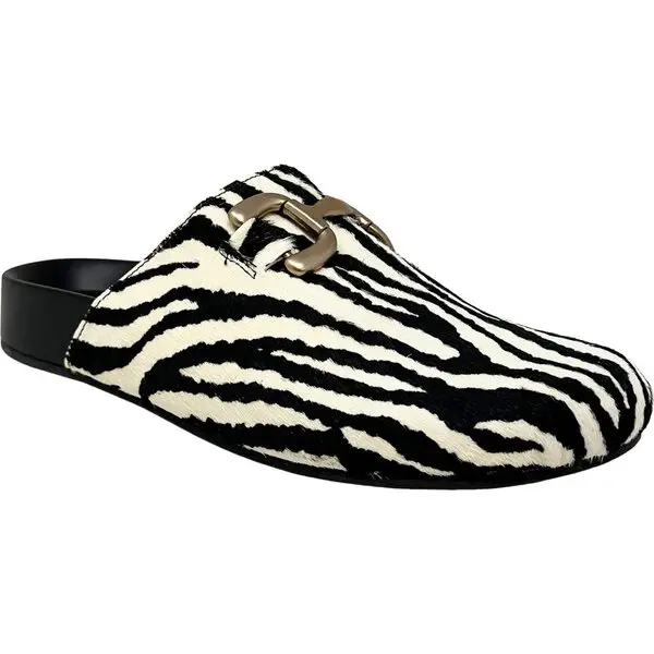 SHU SHOP Azalea Mule - Zebra Hair