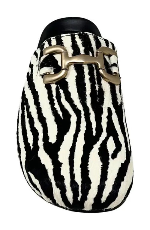 SHU SHOP Azalea Mule - Zebra Hair