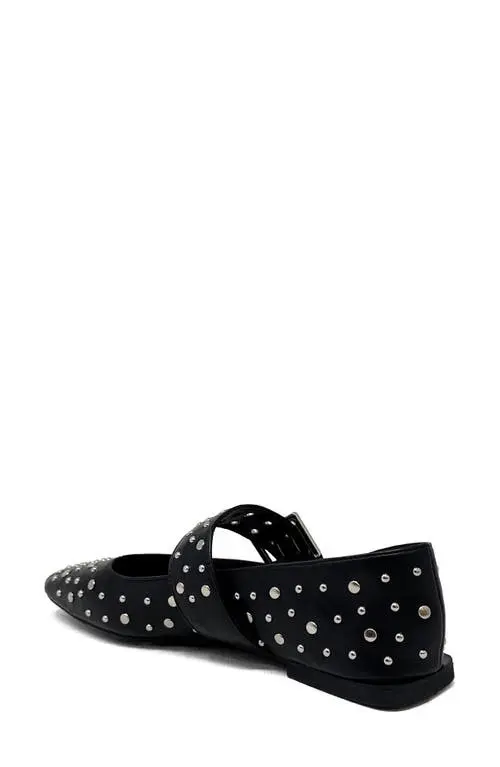 SHU SHOP Avril Studded Flats - Black