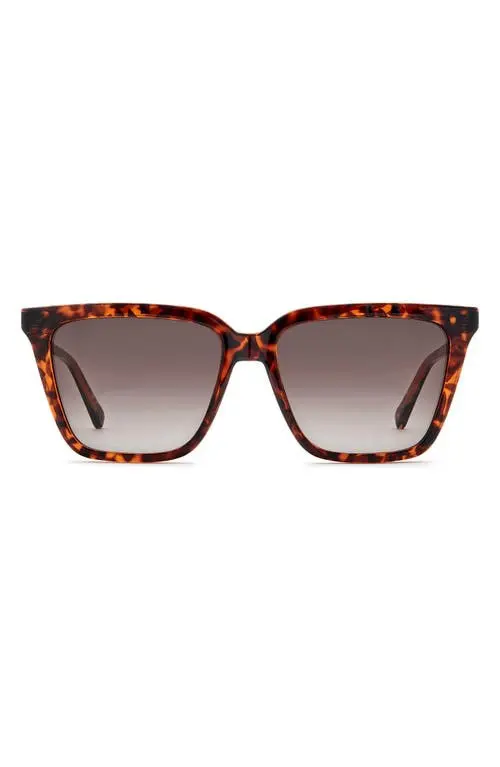 Fossil 56mm Square Frame Sunglasses - Havana