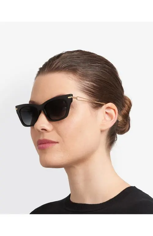 STUART WEITZMAN 52mm Cat Eye Sunglasses