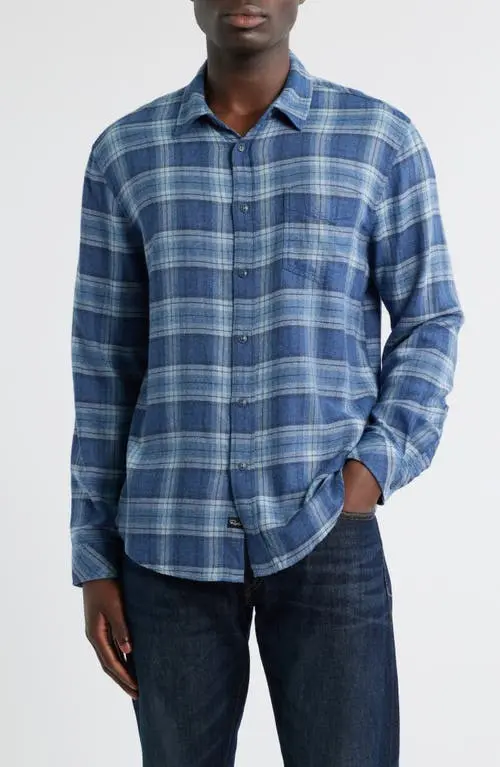 Rails Lennox Relaxed Fit Plaid Button-up Shirt - Inkwell Melange