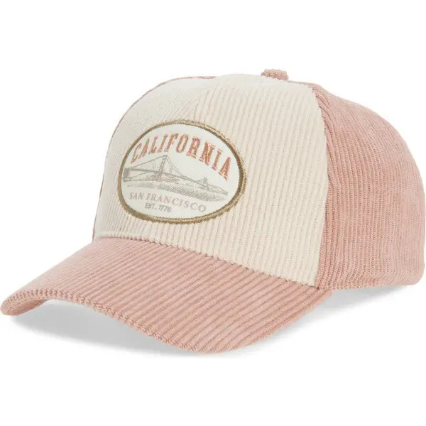 Bp. Corduroy Baseball Cap - Pink- Cali