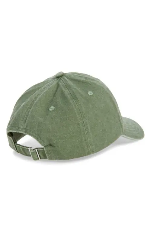 Bp. Embroidered Baseball Cap - Green Floral Graphic