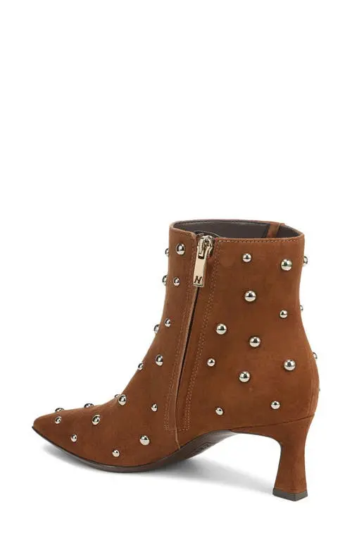 Naturalizer Deesha Stud Bootie - Dark Chestnut Brown