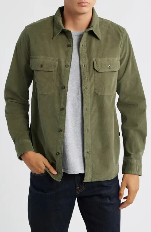 Ag Curtis Classic Fit Button-up Work Shirt - Sulfur Urban Green