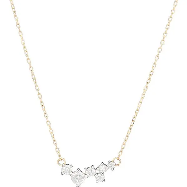 Adina Reyter Scattered Diamond Pendant Necklace - 14k Yellow Gold