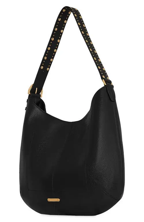 Rebecca Minkoff Naomi Leather Hobo Bag - Black