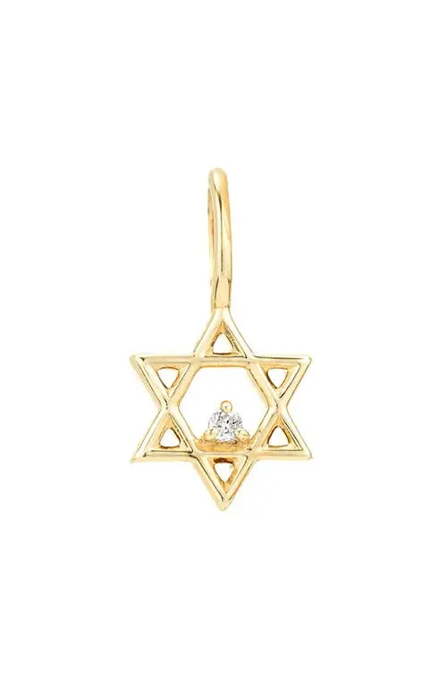 Adina Reyter Diamond Star Of David Pendant - 9k Yellow Gold