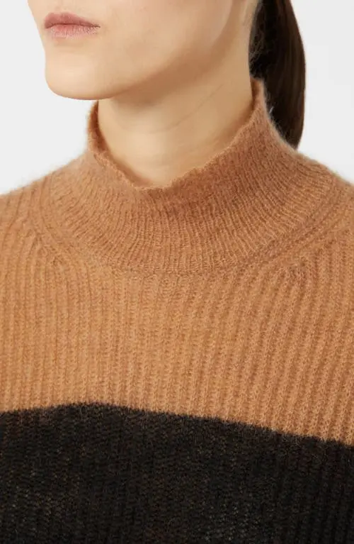 MM BY MAX MARA Tenna Stripe Turtleneck Sweater