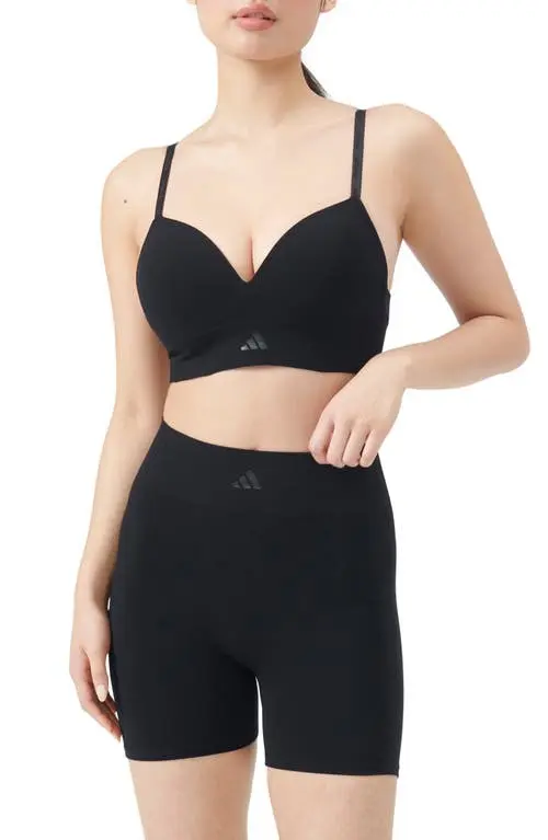 ADIDAS ORIGINALS Smoothing High Waist Boxer Briefs - Black