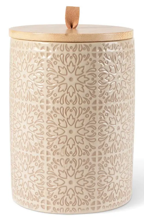 FRINGE STUDIO Imprint Design Treat Jar - Beige Mosaic