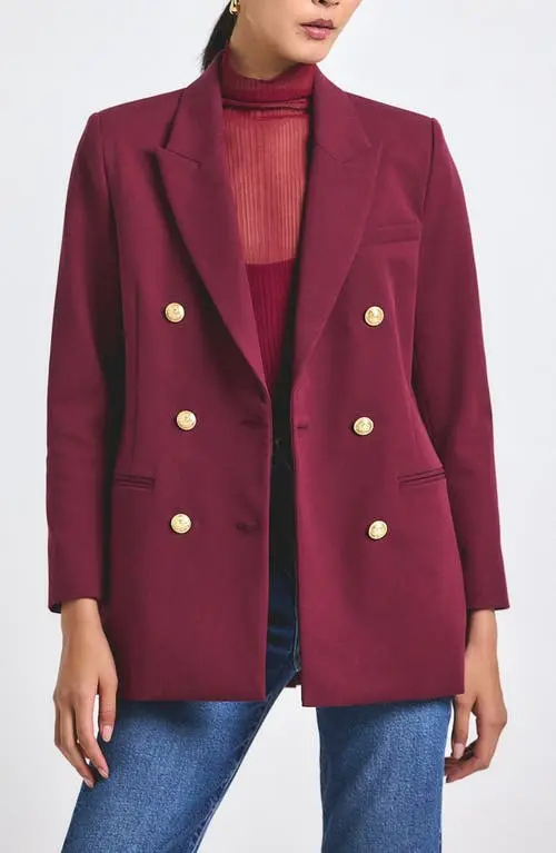 Derek Lam 10 Crosby Walter Double-breasted Jacket - Bordeaux