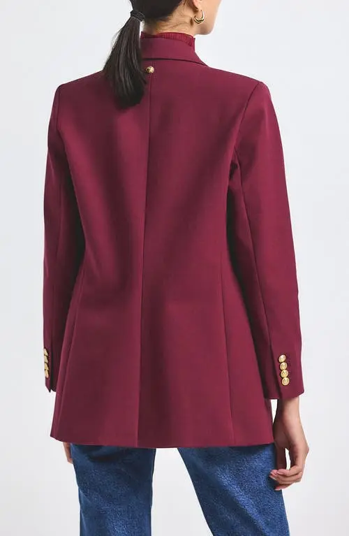 Derek Lam 10 Crosby Walter Double-breasted Jacket - Bordeaux