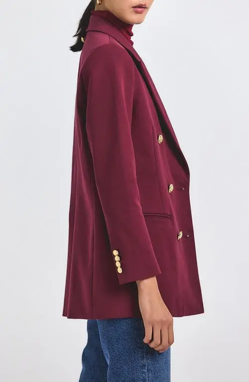 Derek Lam 10 Crosby Walter Double-breasted Jacket - Bordeaux
