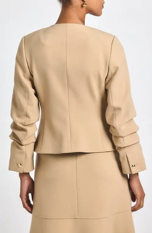 Derek Lam 10 Crosby Novessa Ruched Sleeve Jacket