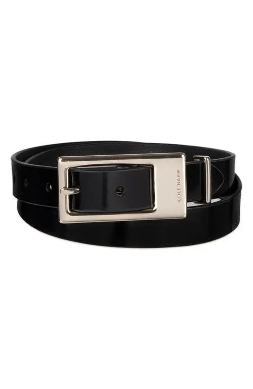 Cole Haan Elongated Buckle Leather Belt
