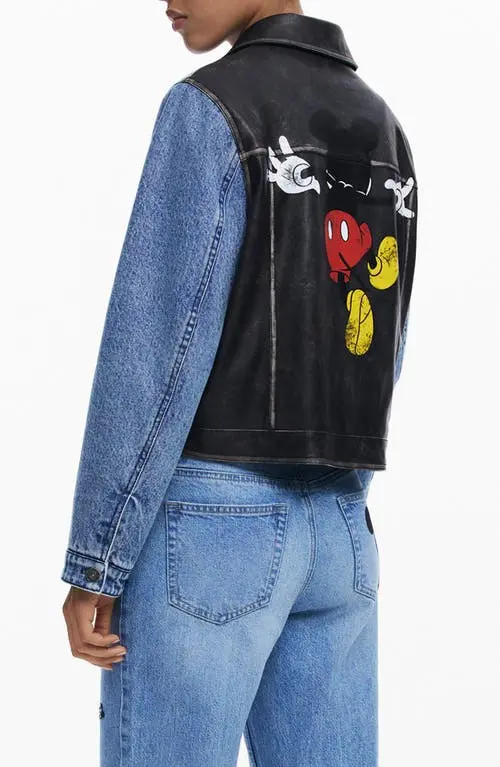 Desigual Mickey Mouse™ Denim Trucker Jacket
