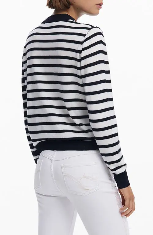 Desigual Striped Crewneck Pullover