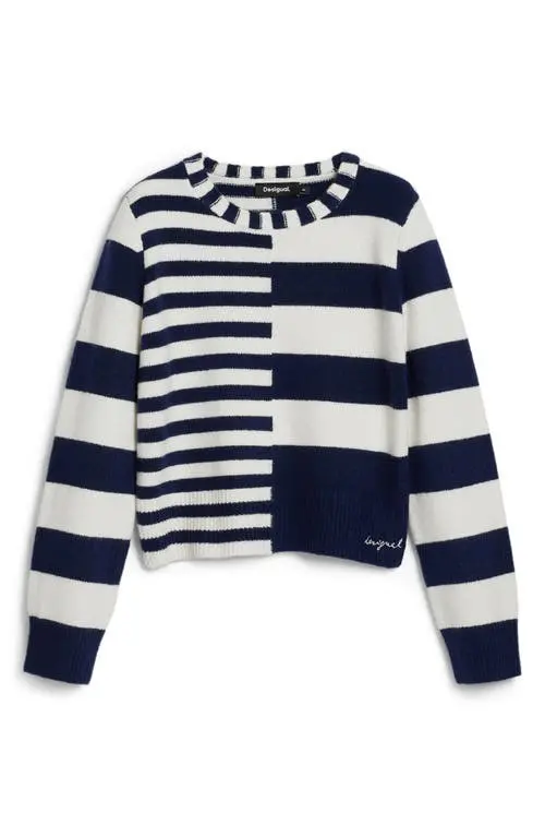 Desigual Striped Crewneck Sweater
