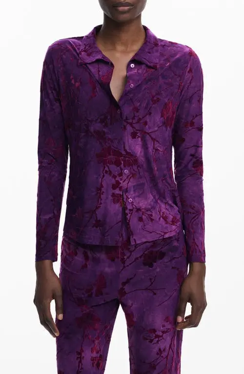 Desigual Floral Button-up Shirt