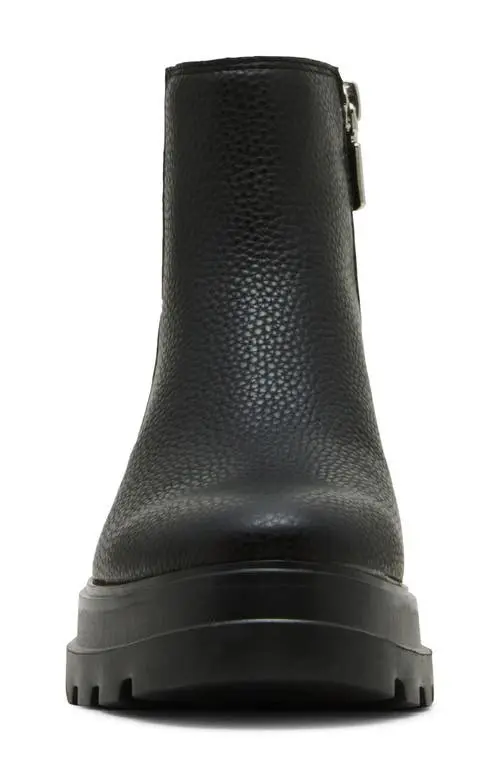 Blondo Jolie Waterproof Platform Bootie - Black Leat