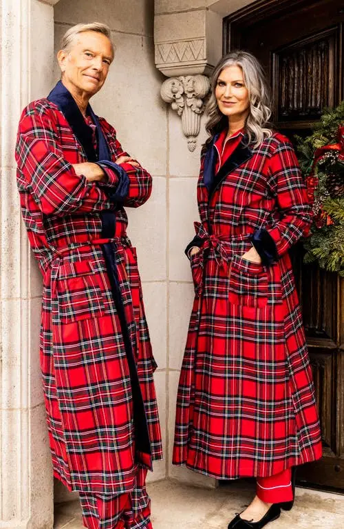 PETITE PLUME Imperial Tartan Robe