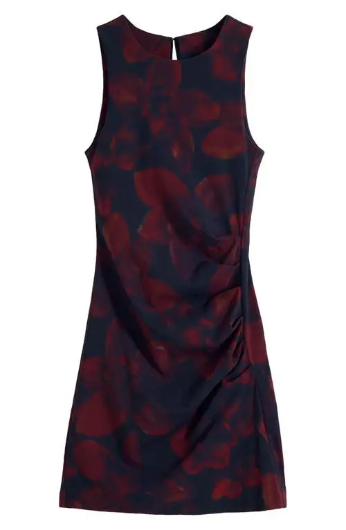 Desigual Ruched Floral Minidress