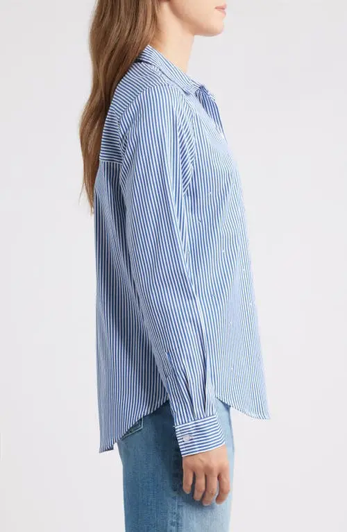 BEACHLUNCHLOUNGE Lynden Embellished Button-up Shirt - Blue Stone