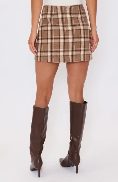 VICI Willow Plaid Mini Skirt