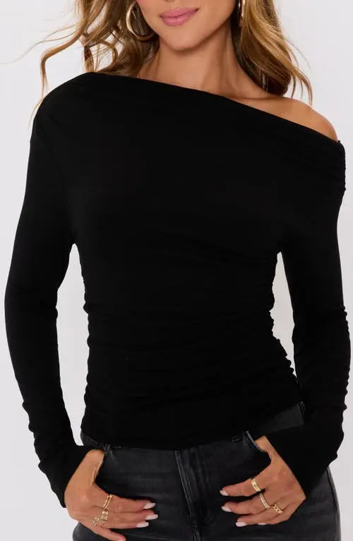 VICI One-shoulder Jersey Top