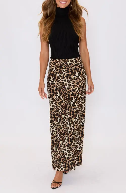 VICI Printed Maxi Skirt