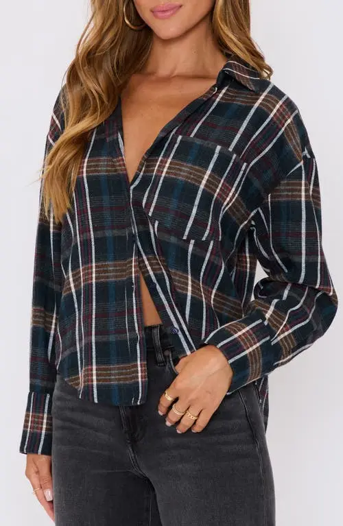 VICI Plaid Button-up Shirt