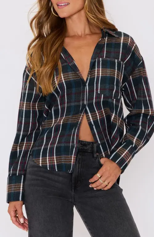 VICI Plaid Button-up Shirt