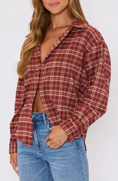 VICI Plaid Button-up Shirt