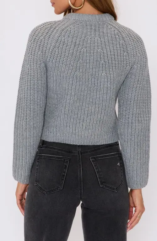 VICI Aurora Crewneck Cardigan - Grey