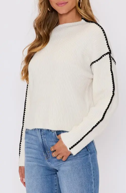 VICI Contrast Stitch Sweater