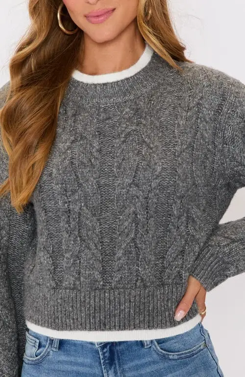 VICI Isla Cable Knit Sweater