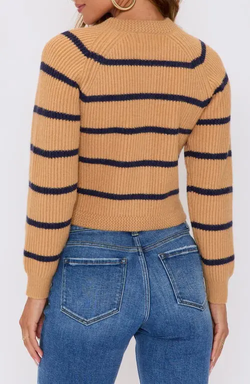 VICI Nadia Stripe Crop Cardigan