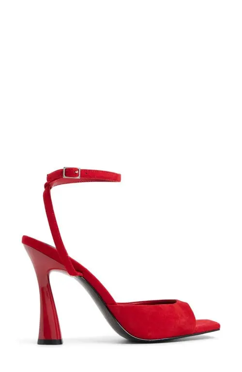 Aldo Valentyna Ankle Strap Sandal - Medium Red